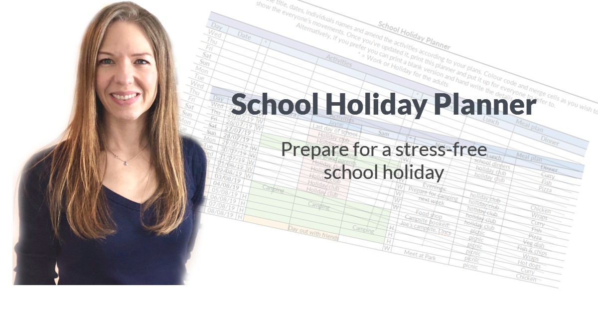 Free School Holiday Planner